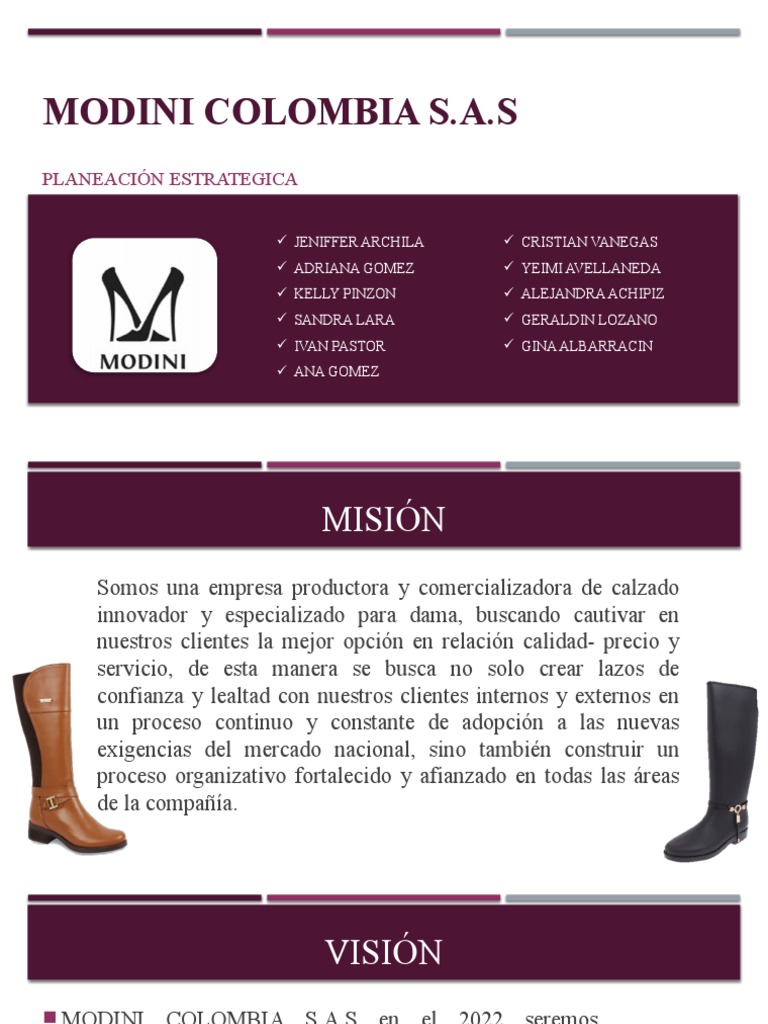 Modini Colombia S | PDF | Calidad (comercial) | Producto (Negocio)