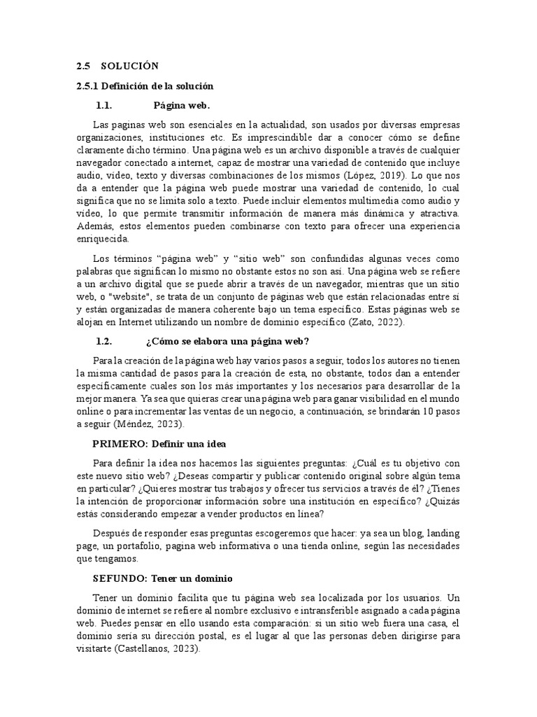 Solucion de La Problematica | PDF | Red mundial | Internet y web