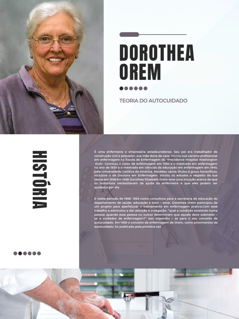 Dorothea Orem: Teoria Do Autocuidado | PDF | Enfermagem