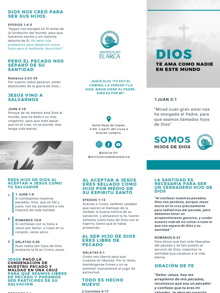 Evangelismo Triptico | PDF | Cristo (título) | Salvación