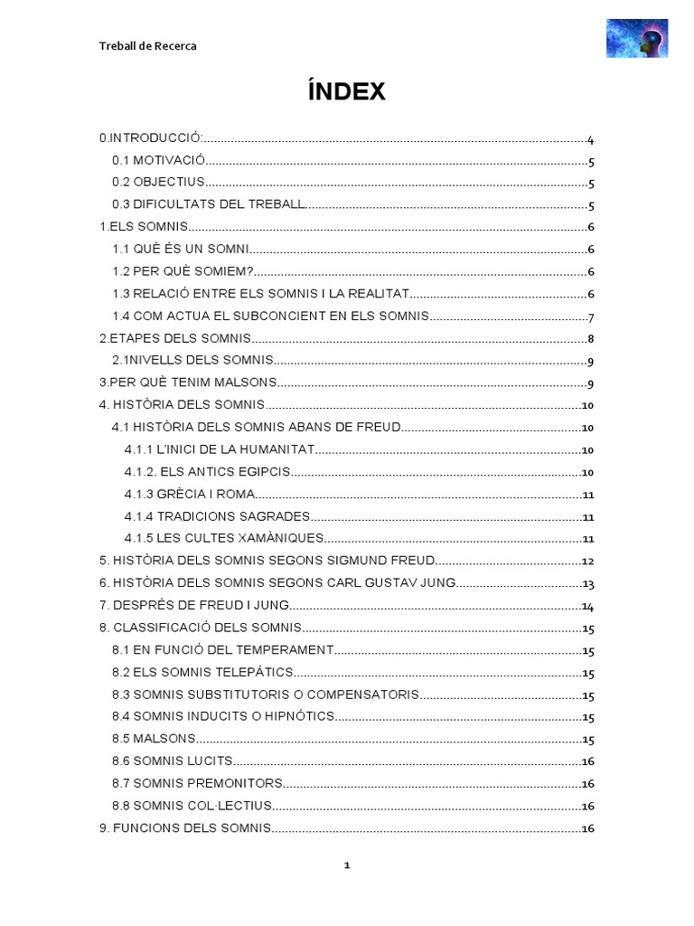 Treball de Recerca | PDF