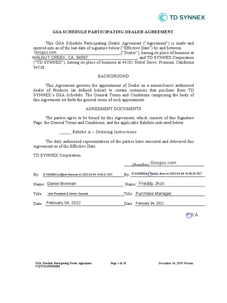 GSA Teaming Agreemnet | PDF | Indemnity | Arbitration