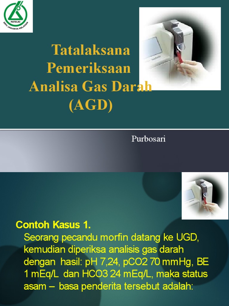 Analisa Gas Darah Patelki Final | PDF