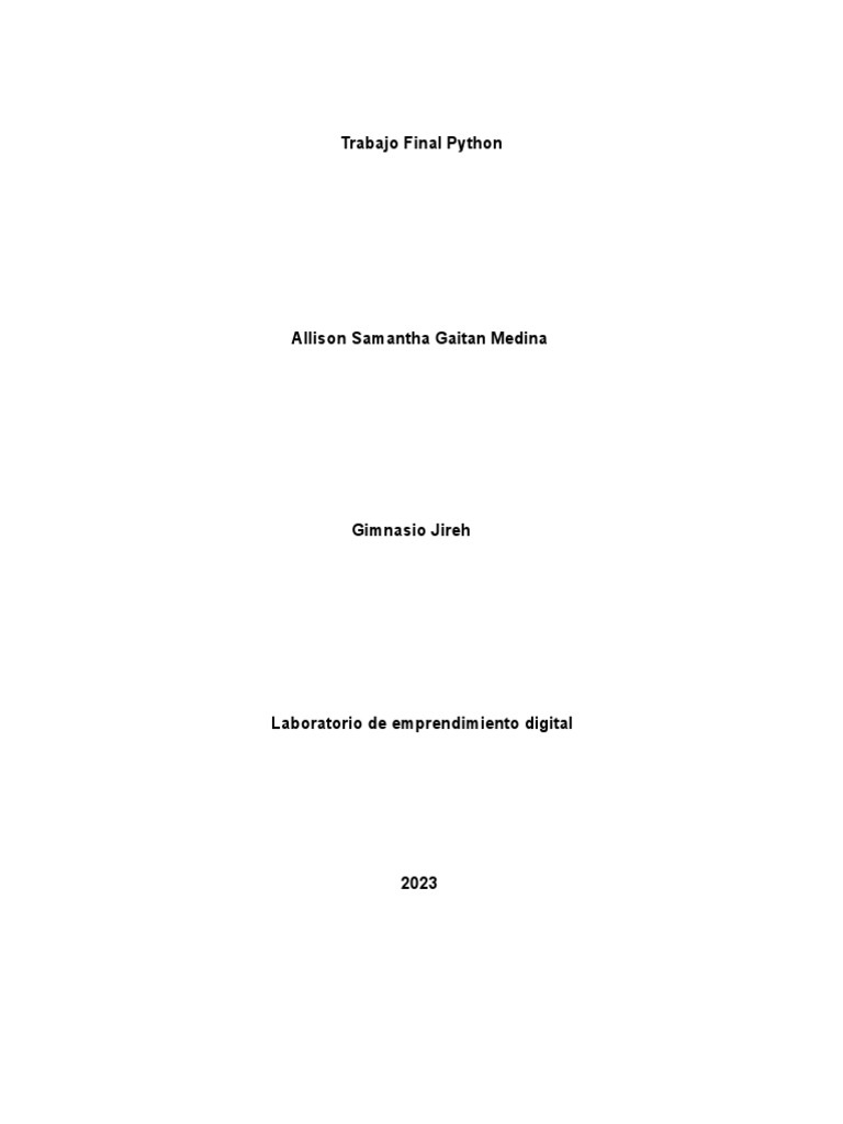 Python Pdf Python Lenguaje De Programación Lenguaje De Programación