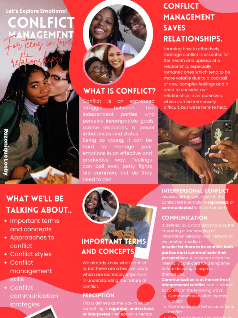 Conflict Management for Teens in Love | PDF | Communication | Power ...