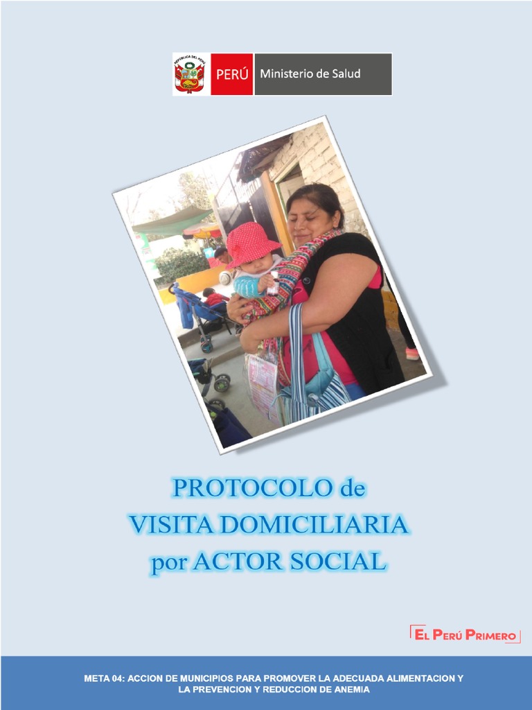 PROTOCOLO de VISITA DOMICILIARIA Por ACTOR SOCIAL - PDF | PDF