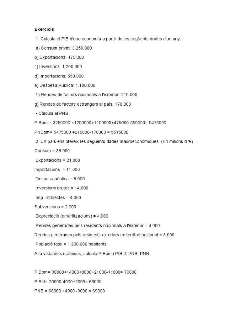 Exercicis PIB 2 Sol | PDF