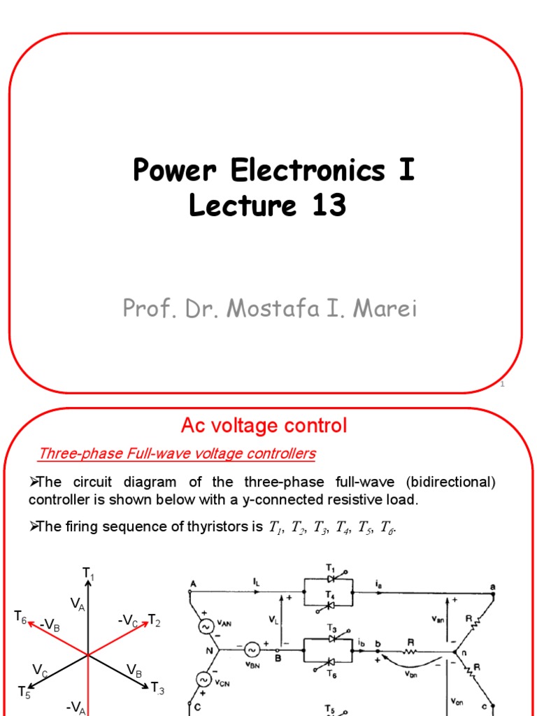 13 Three-Phase AC Controller | PDF | Alternating Current | Power Electronics