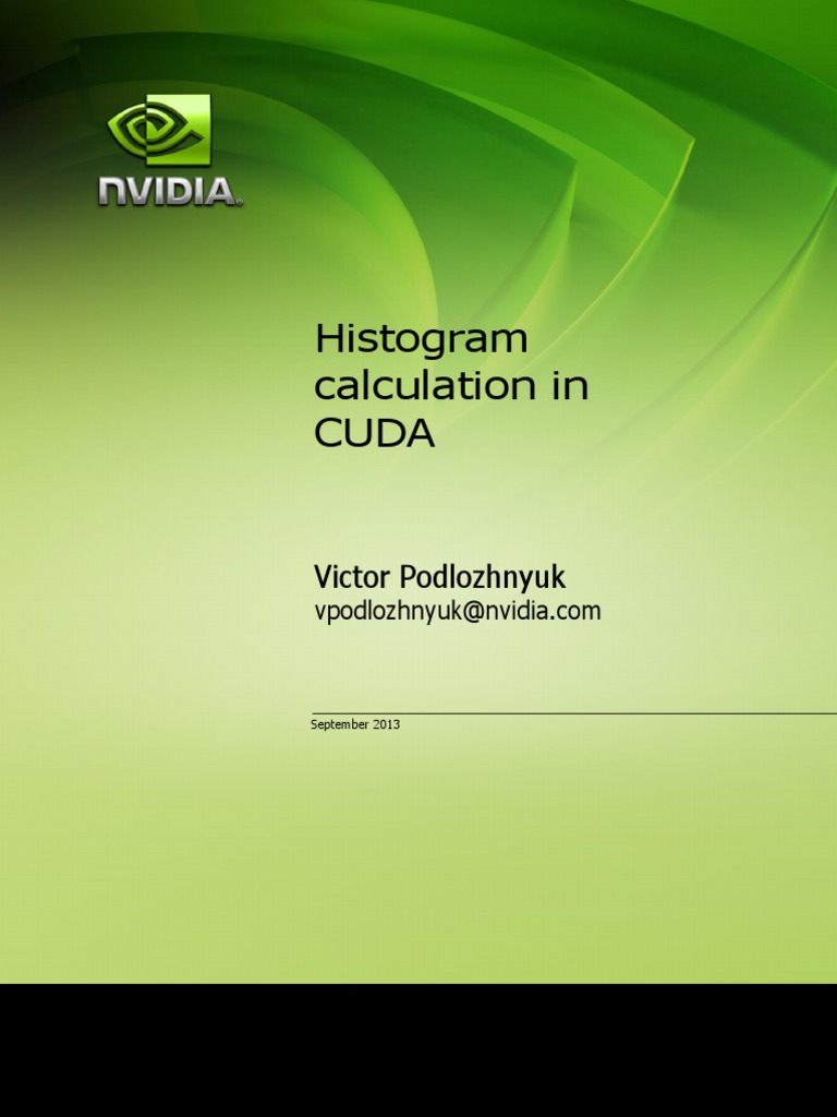 Histogram | PDF | Thread (Computing) | Graphics Processing Unit