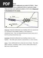 Understanding Settlement Types and Patterns | PDF | Rural Area