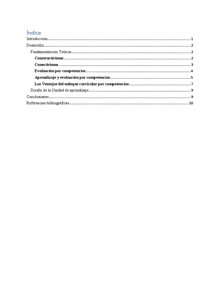 Recurso Indice Automatico | PDF | Aprendizaje | Evaluación