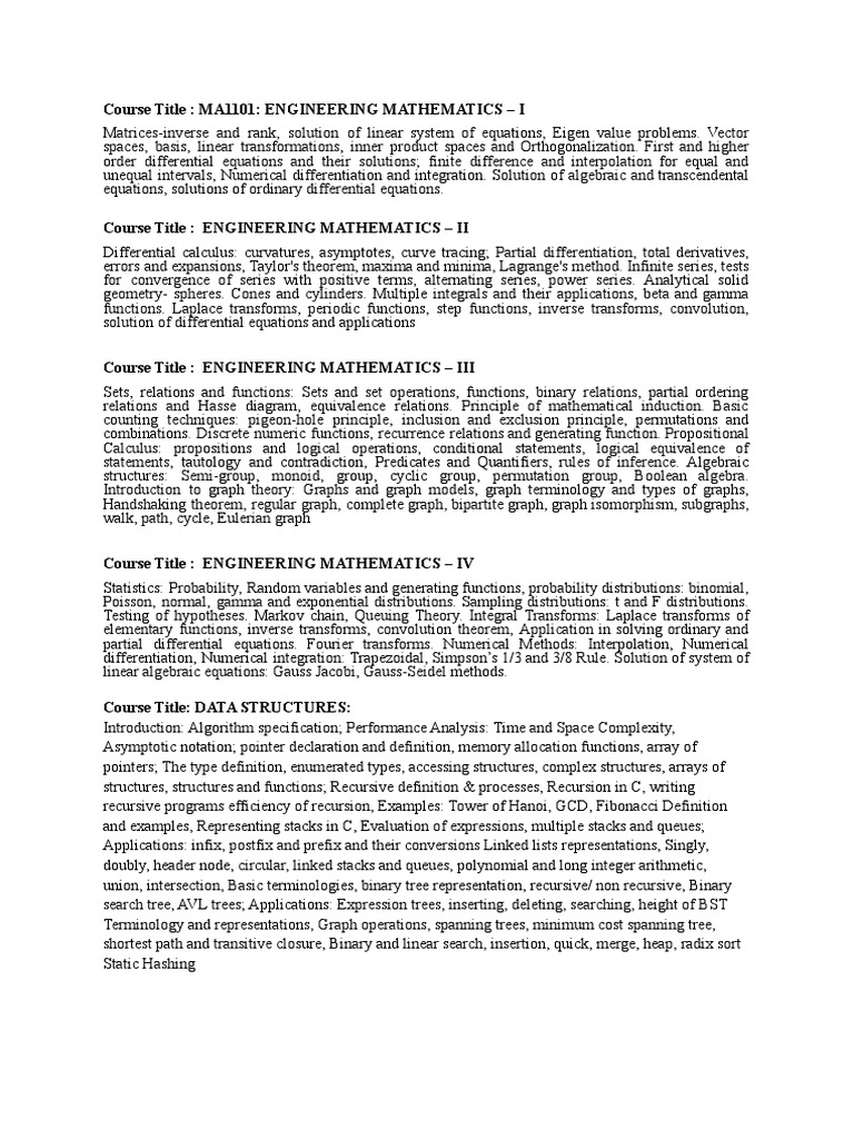 Course Titlesand Descriptions | PDF | Parsing | Computer Data Storage