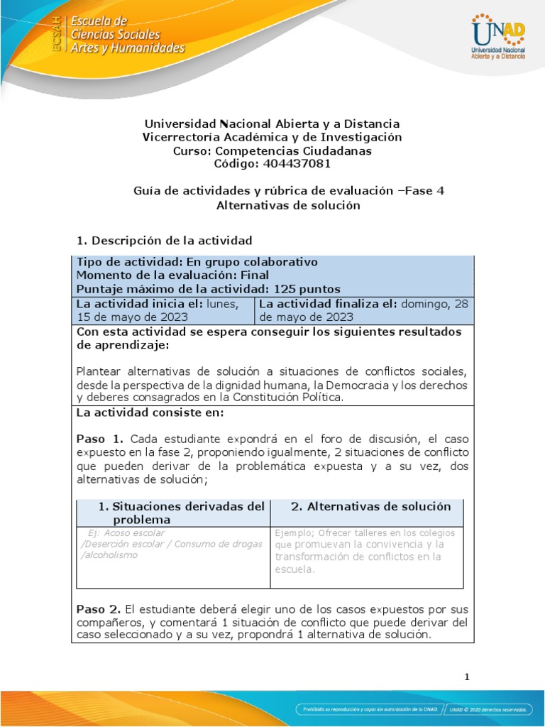 Guía de Actividades y Rúbrica de Evaluación - Unidad 3 - Fase 4 ... Guía de Actividades y Rúbrica de Evaluación - Unidad 3 - Fase 4 ...