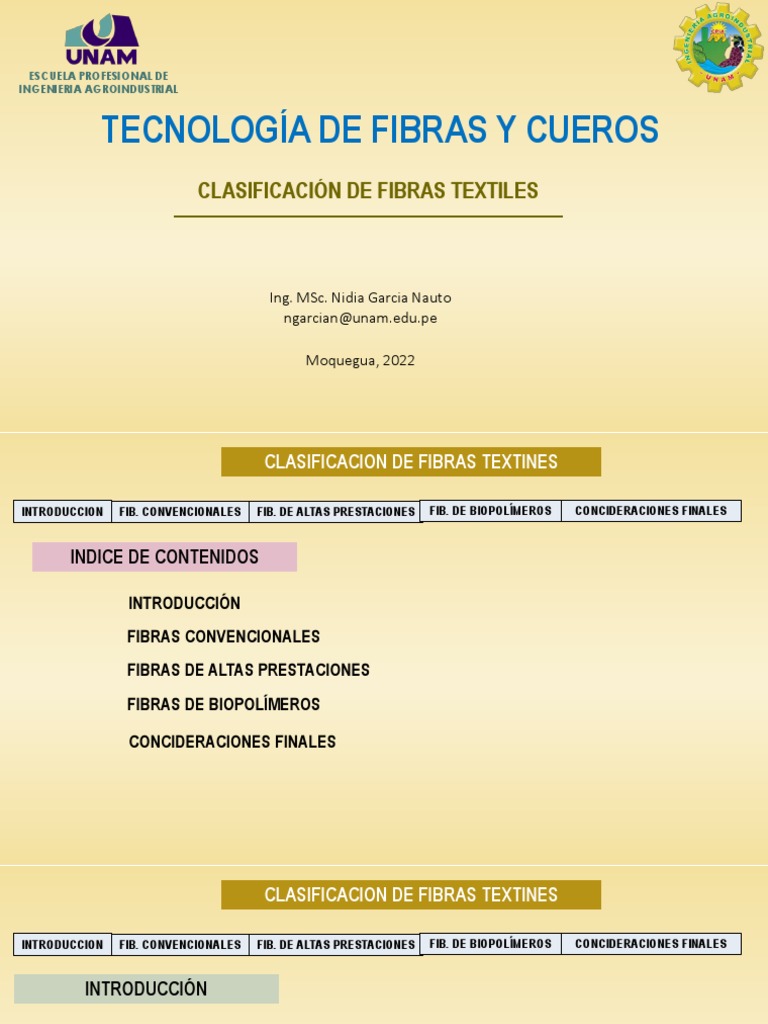 Clasificacion de Fibras | PDF | Fibra sintética | Polímeros