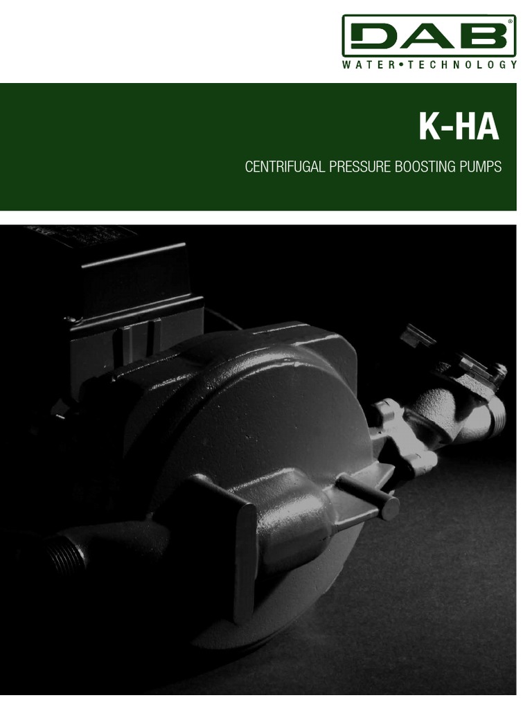 K-Ha TS Eng | PDF | Pump | Electric Motor
