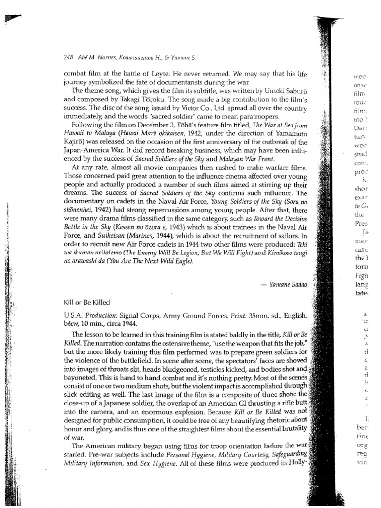 Kill or Be Killed | PDF