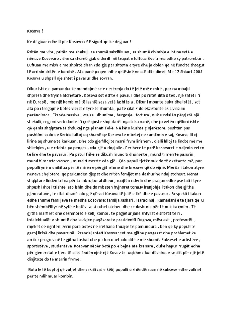 Kosova | PDF Kosova | PDF