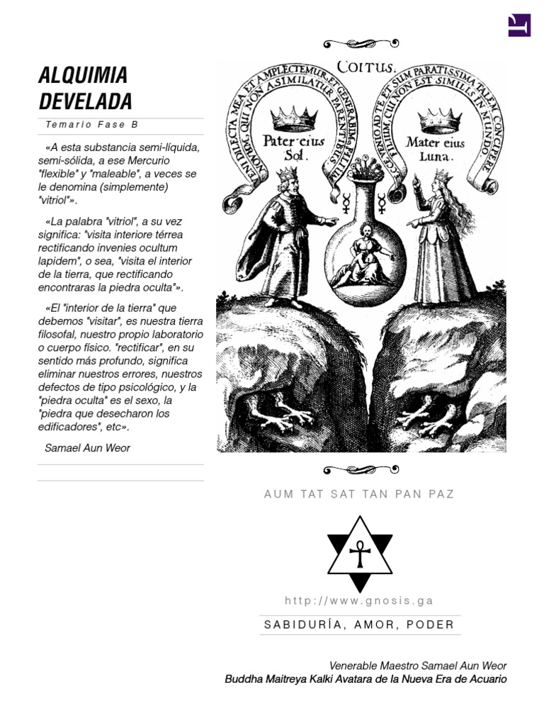 Alquimia develada: El Mercurio Filosofal | PDF | Alquimia | Mercurio ...