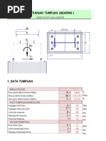 Perhitungan Base Plate Dan Angkur | PDF