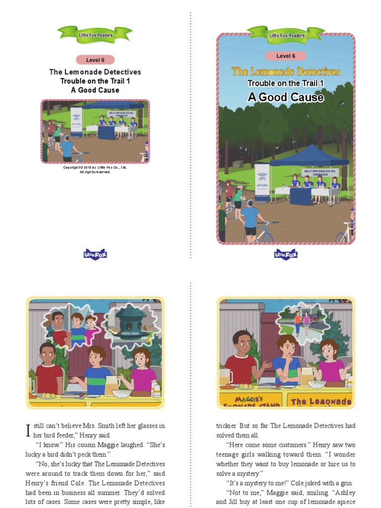 The Lemonade Detectives Trouble On The Trail | PDF