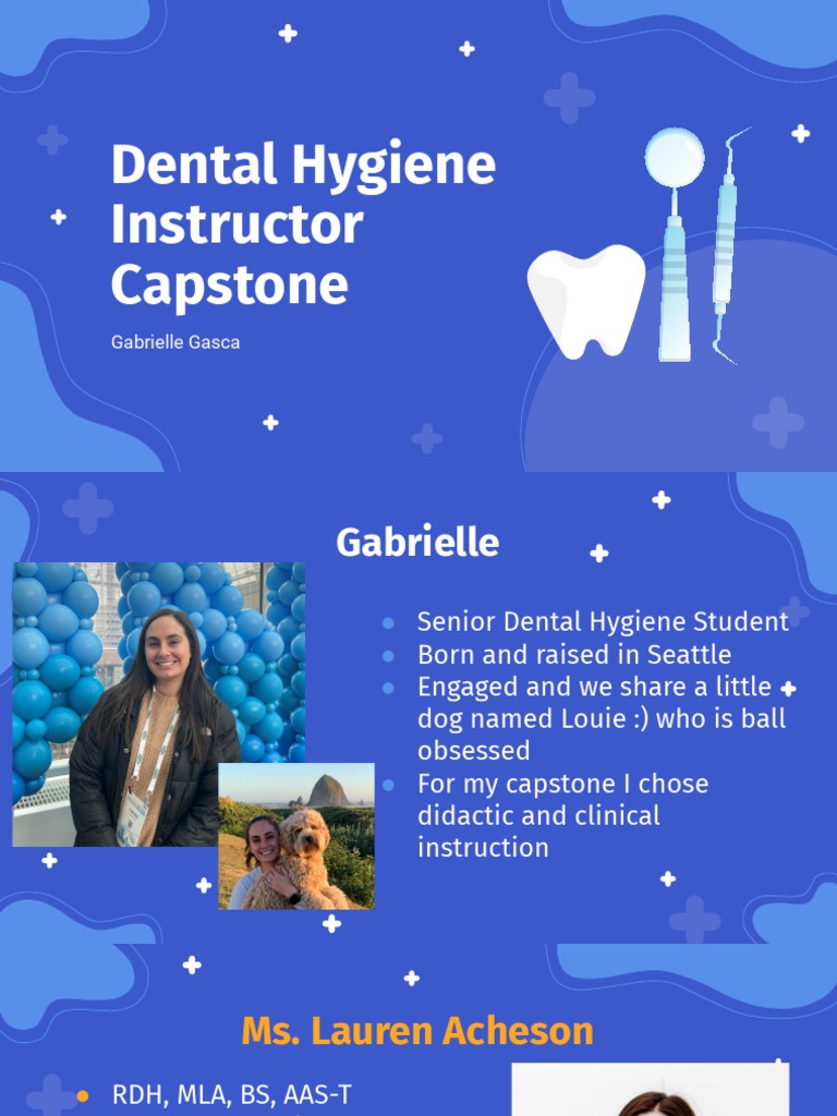 Capstone Final Project | Download Free PDF | Dental Hygienist | Teachers