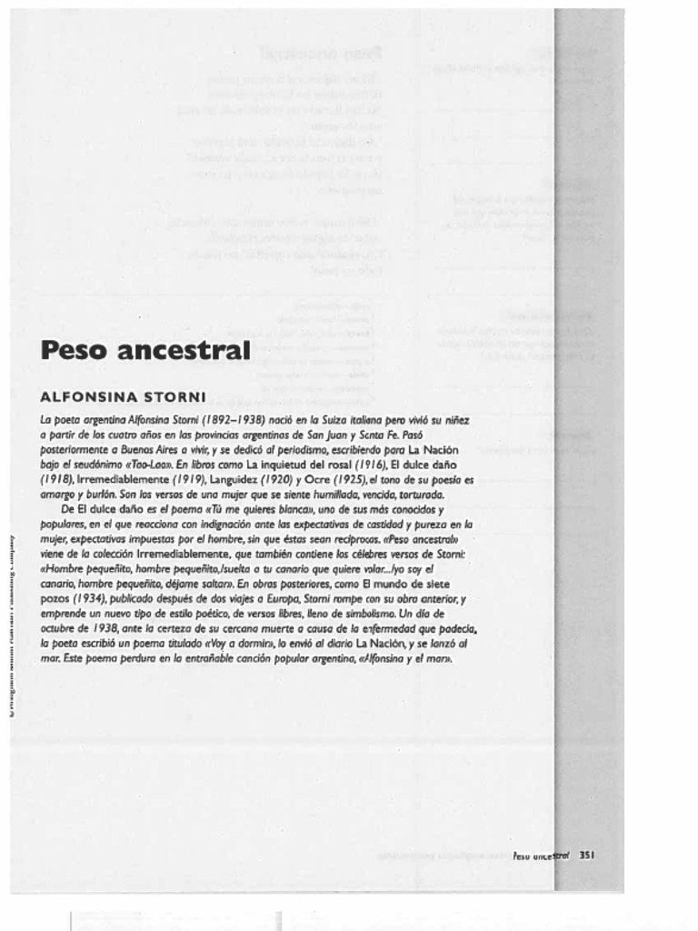 12 - Peso Ancestral | PDF