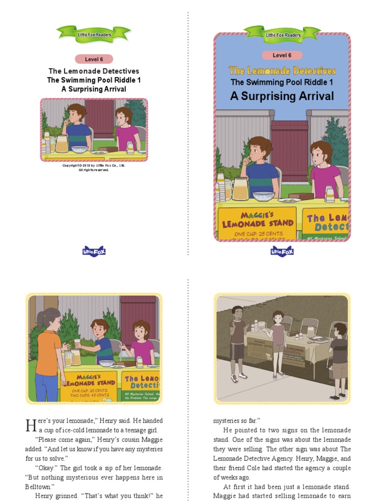 The Lemonade Detecitves The Swimming Pool Riddle | PDF | Swimming (Sport)