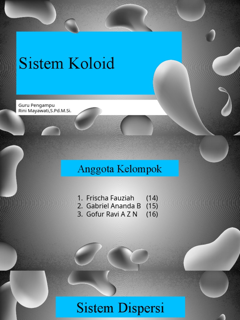 Kimia PPT Koloid | PDF