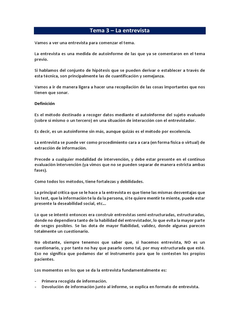 Tema 3 Epii | PDF | Evaluación | Sicología