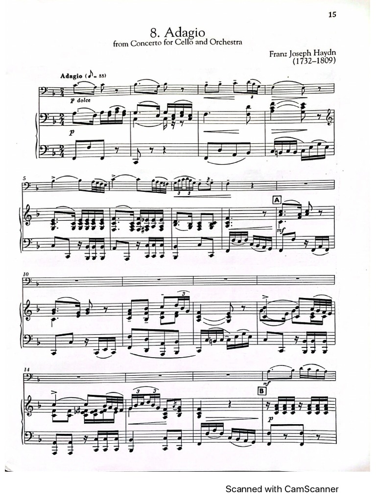 Adagio - Haydn | PDF