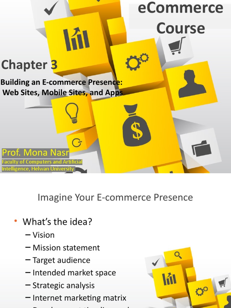 ECommerce - Prof. Mona Nasr Chapter 3 | PDF | System | E Commerce
