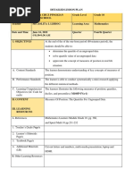 Quartile For Ungrouped Data Detailed Lesson Plan | PDF | Quartile ...