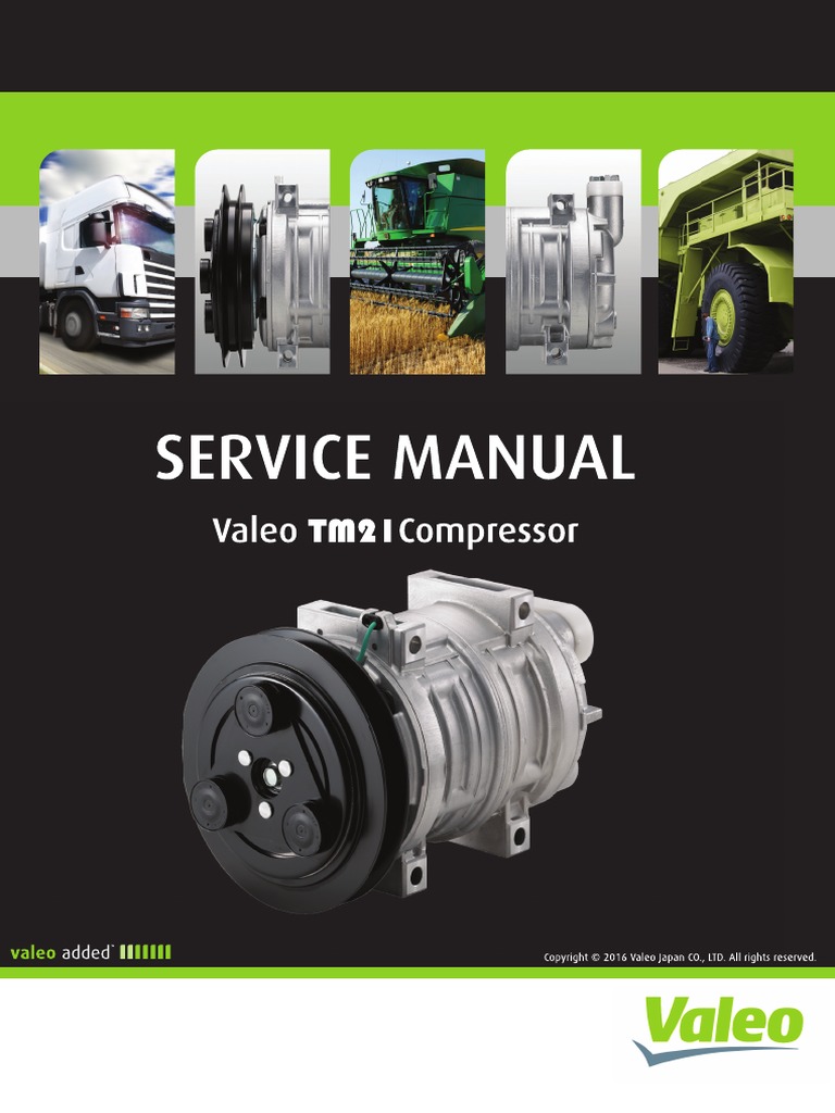 TM21 Valeo Compressor Service Manual | PDF