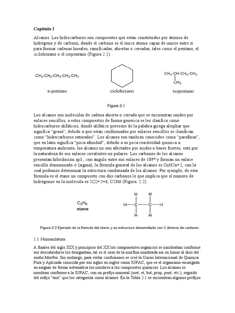 Quimica Organica | PDF | Alqueno | Alcano