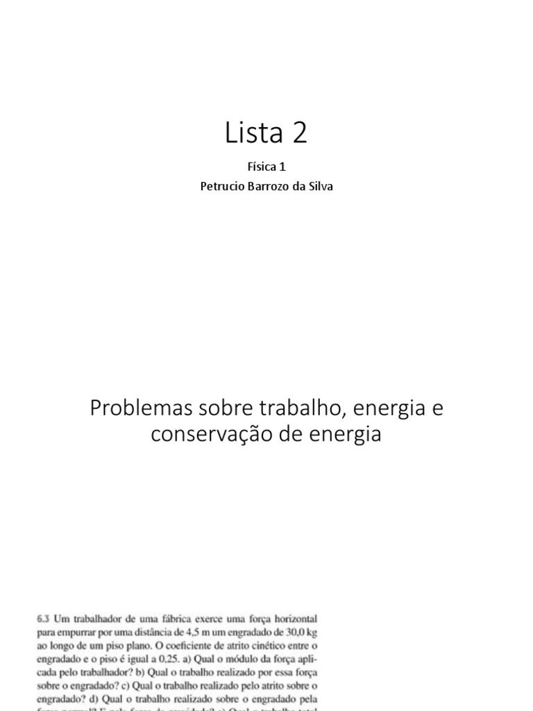 Lista 2 | PDF