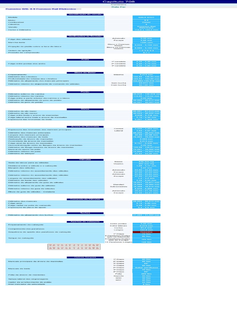 QSL 8.9 Common Rail Eletrônico | PDF