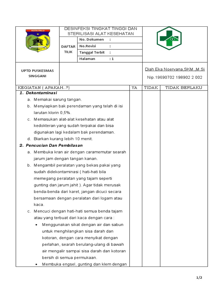 DTT dalam Desinfeksi Alat Kesehatan | PDF | Griya & Taman