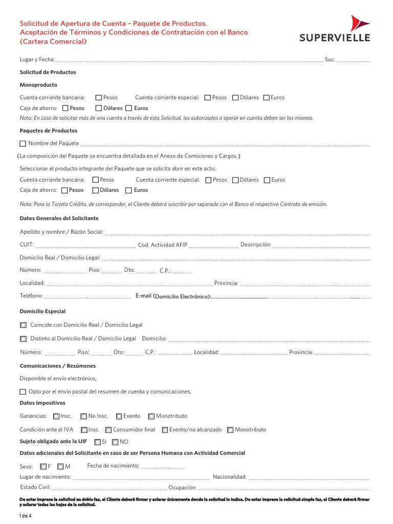 Fofrmulario de Apertura - Cambiar Anexo Comisi | PDF | Bancos | Privacidad de la información