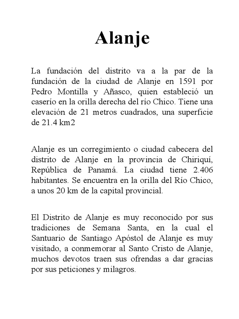 Historia y Fundación de Alanje | PDF | Historia | Religión y espiritualidad