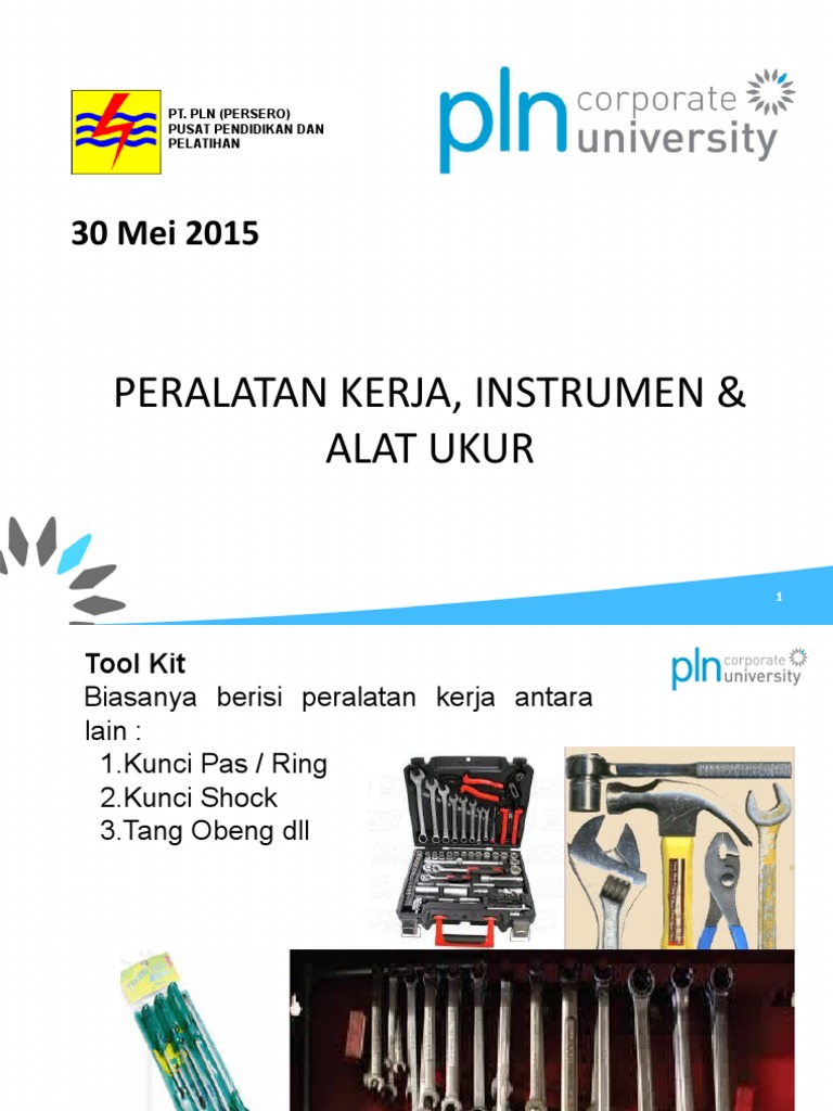 6 Alat Kerja, Instrumen & Alat Ukur | PDF