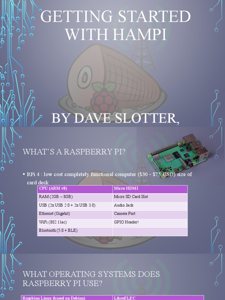 Getting Started With HamPi | PDF | Software Defined Radio | Raspberry Pi