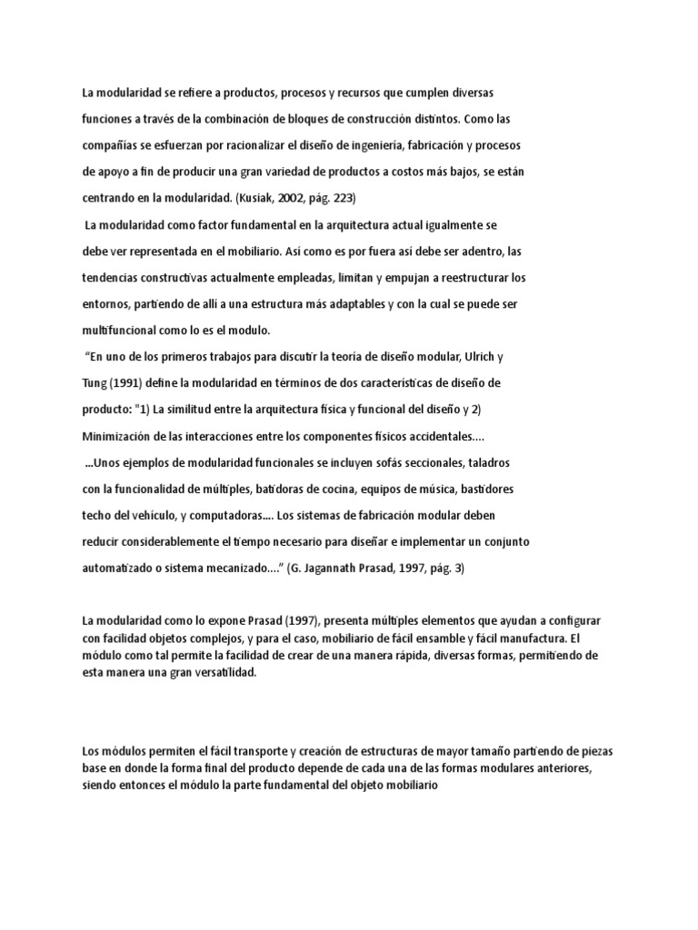 MODULARIDAD | PDF