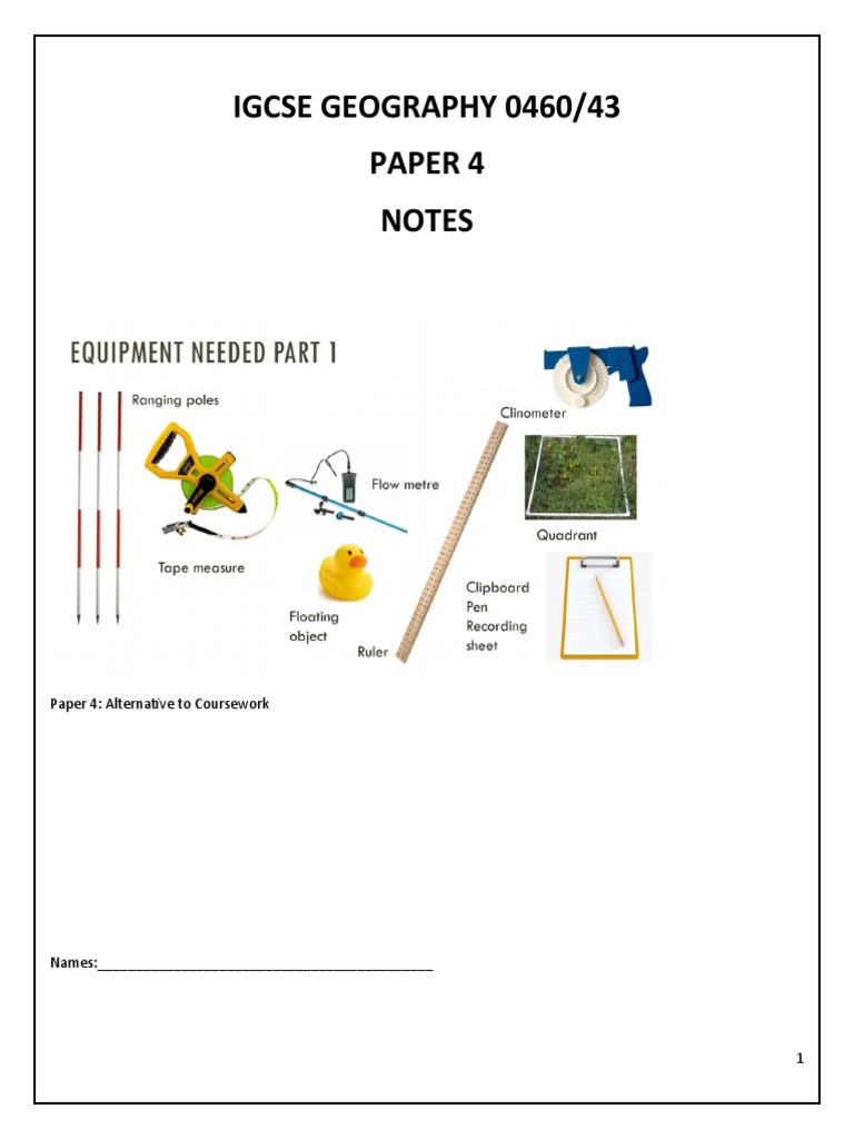 Notes Alternatative To Coursework P4 | PDF | Sampling (Statistics ...