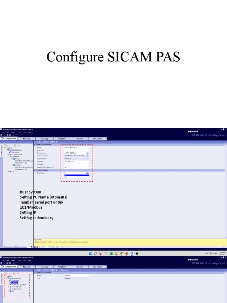 Configure SICAM PAS | PDF
