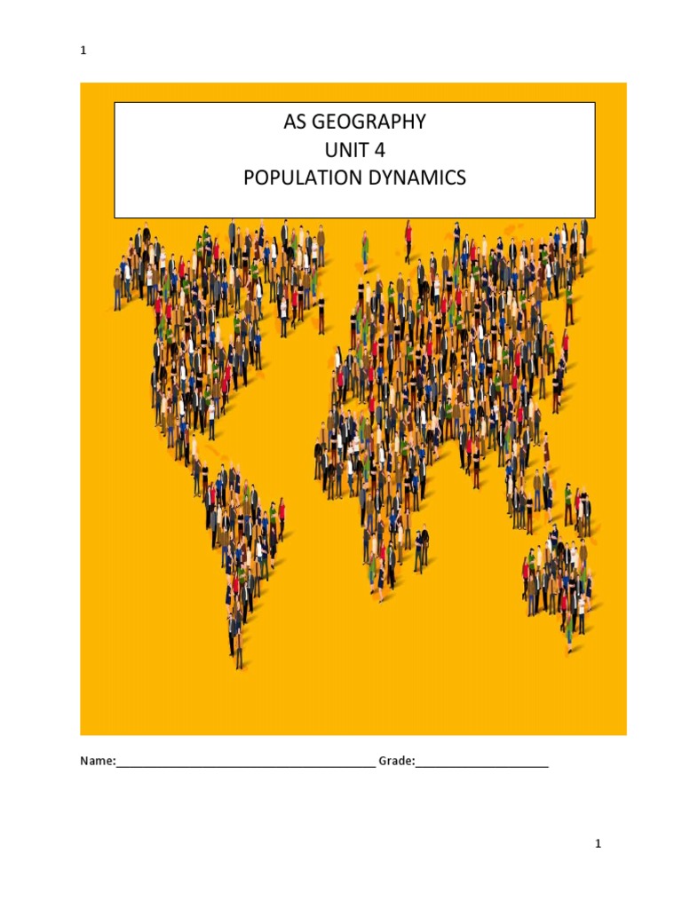 Population Dynamics Workbook | PDF | Famine | Demography