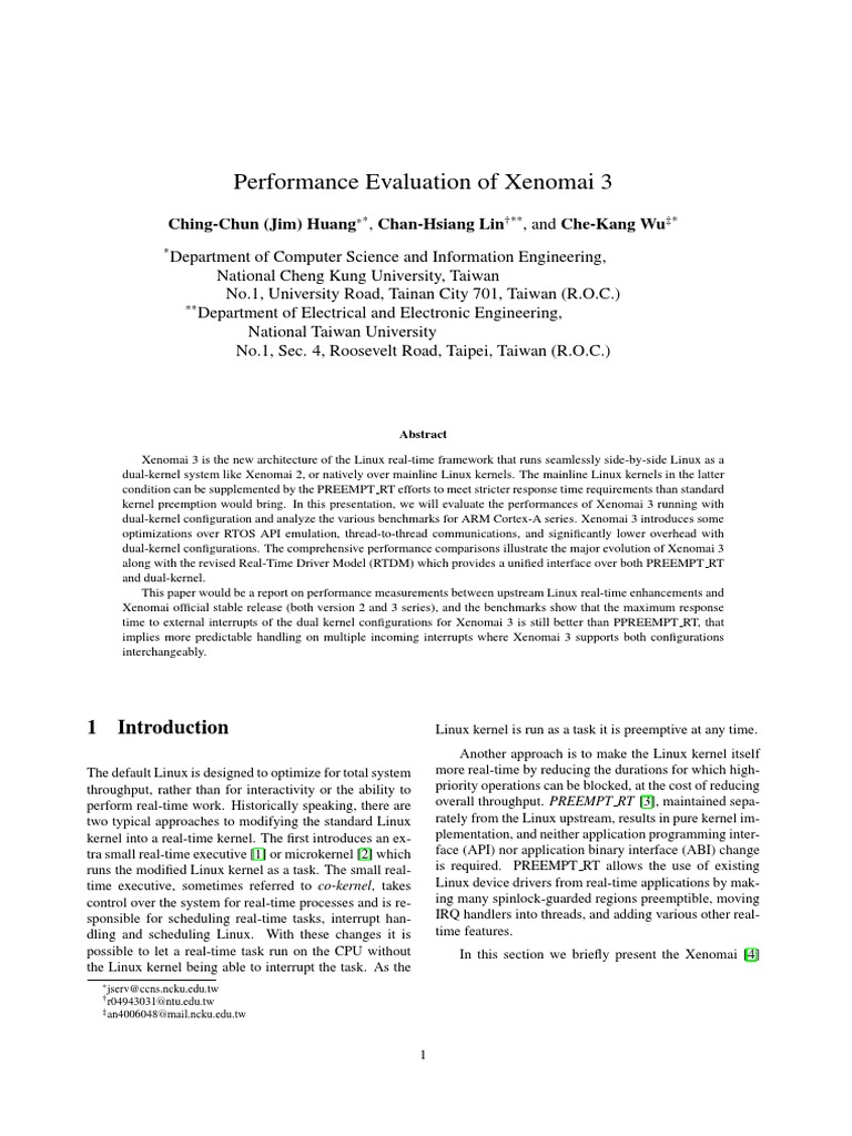 Rtlws Paper | PDF | Thread (Computing) | Computing