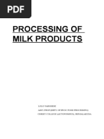 Dairy Products Production Flow Chart | PDF | Milk | Dairy Products