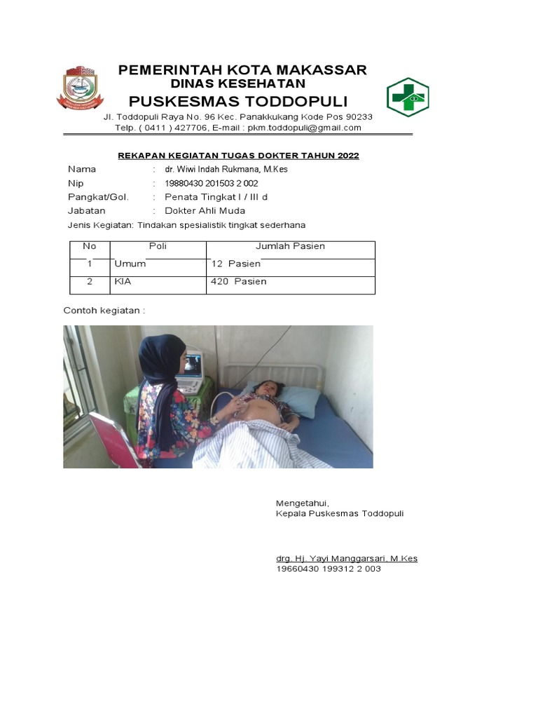 Kegiatan Tindakan Spesialistik Tingkat Sederhana | PDF