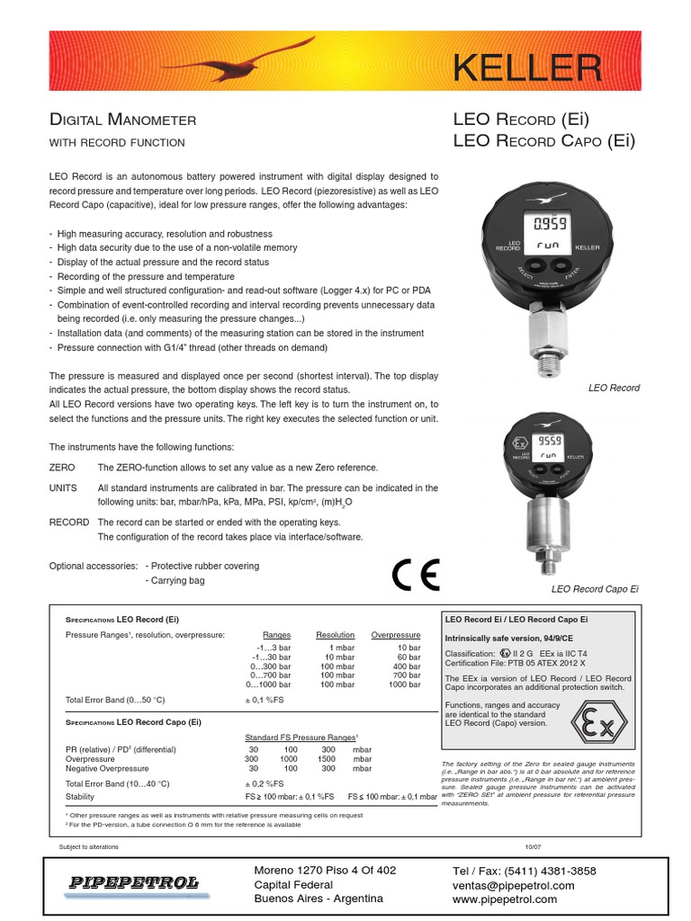 Keller LEO RECORD-2 | PDF