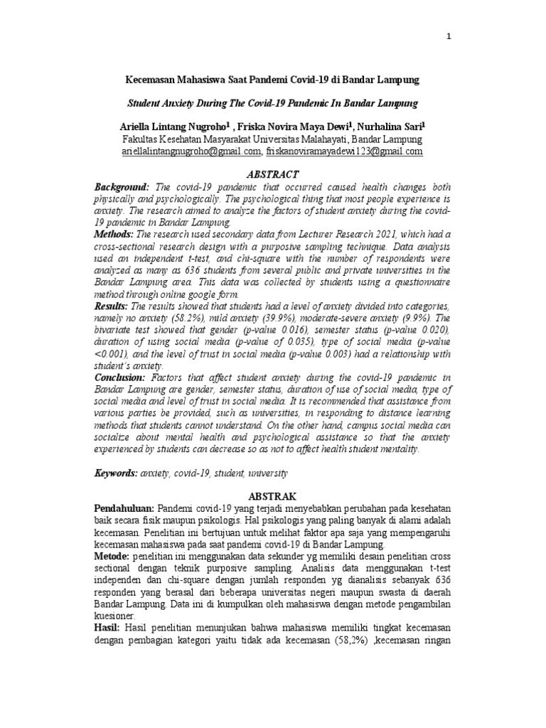 Contoh Paper Kompetisi JPHRC | PDF | Statistics